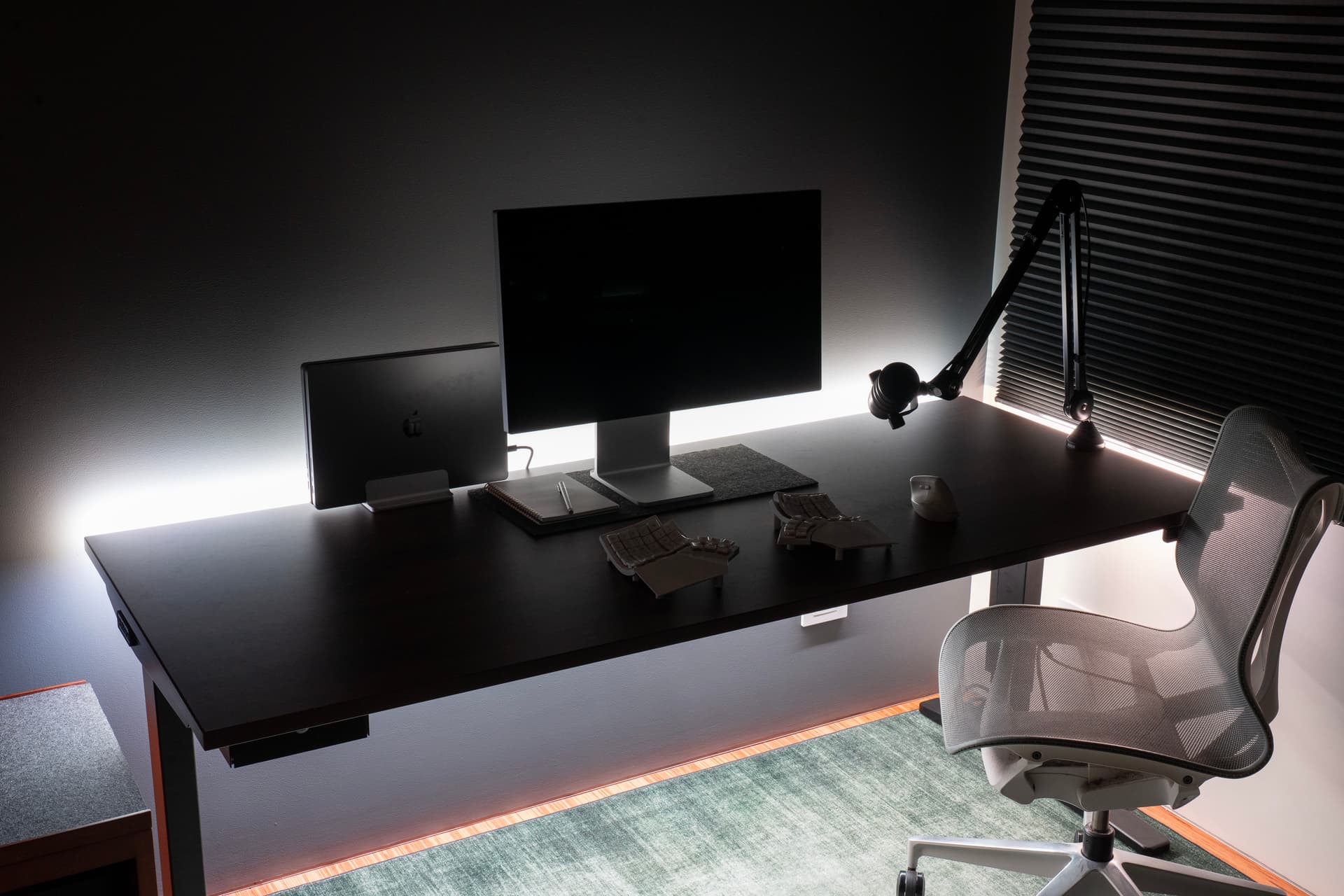 DIY Desk LED Lighting | Paul Stamatiou