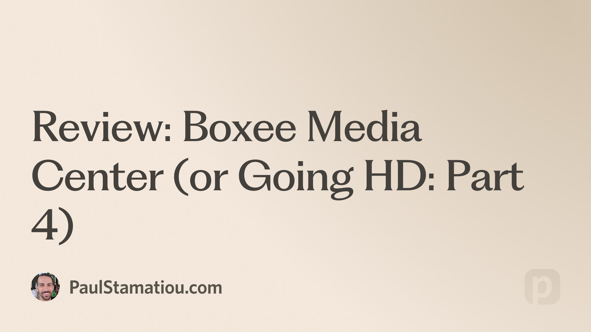 Review: Boxee Media Center (or Going HD: Part 4) | Paul Stamatiou